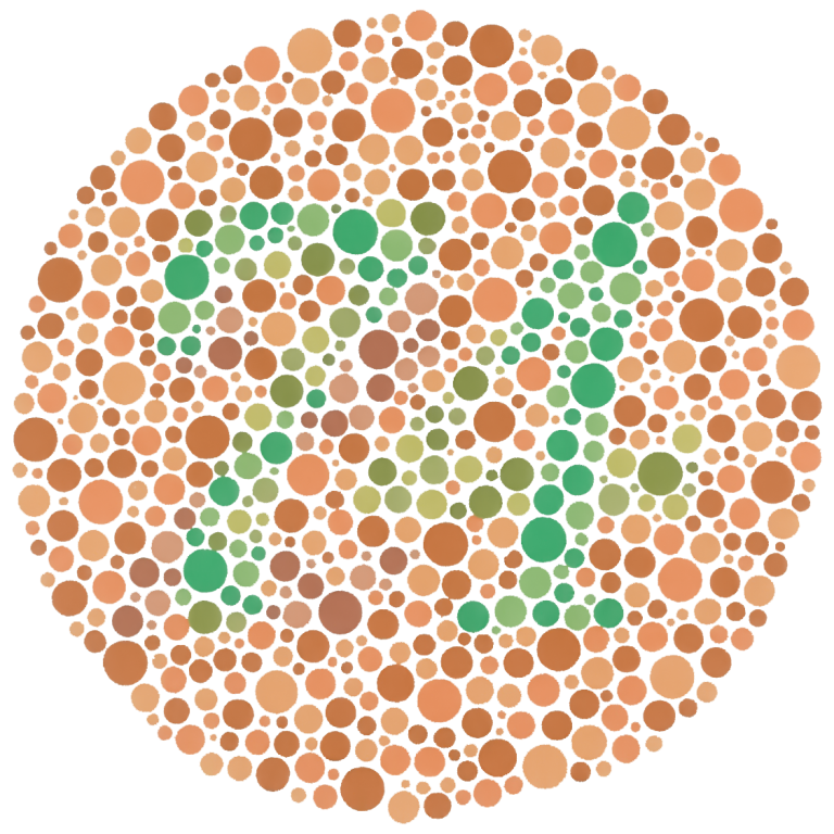 Färgblindtest | Testa färgvision av Ishihara Test för färgblindhet ...